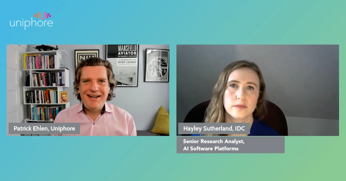 Exploring AI's Future with IDC's H. Sutherland | Uniphore
