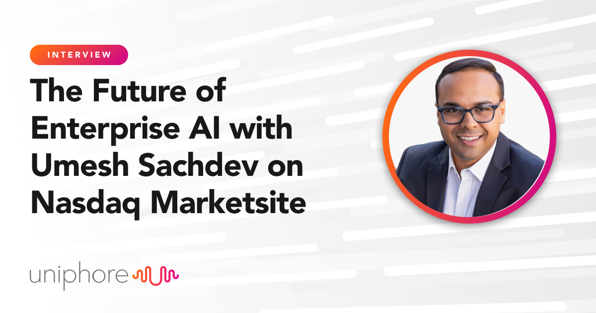 Future of Enterprise AI with Umesh Sachdev | Uniphore | Uniphore