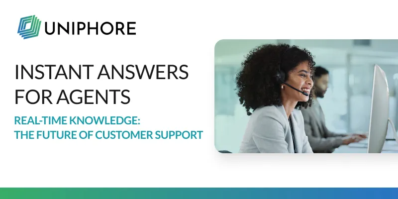 Agents Need Instant Answers. Real-time Knowledge Delivers.